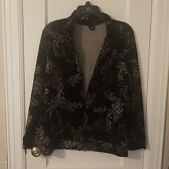 Basic Editions | Jackets & Coats | Basic Editions Velvet Jacket | Poshmark